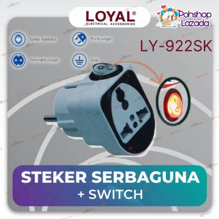 Loyal Steker Multi Over + Switch LY-922SK | Lazada Indonesia