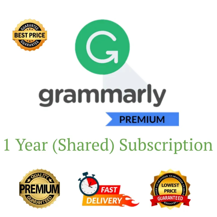 Grammarly Premium (Shared) - 1 Year Subscription | Lazada PH