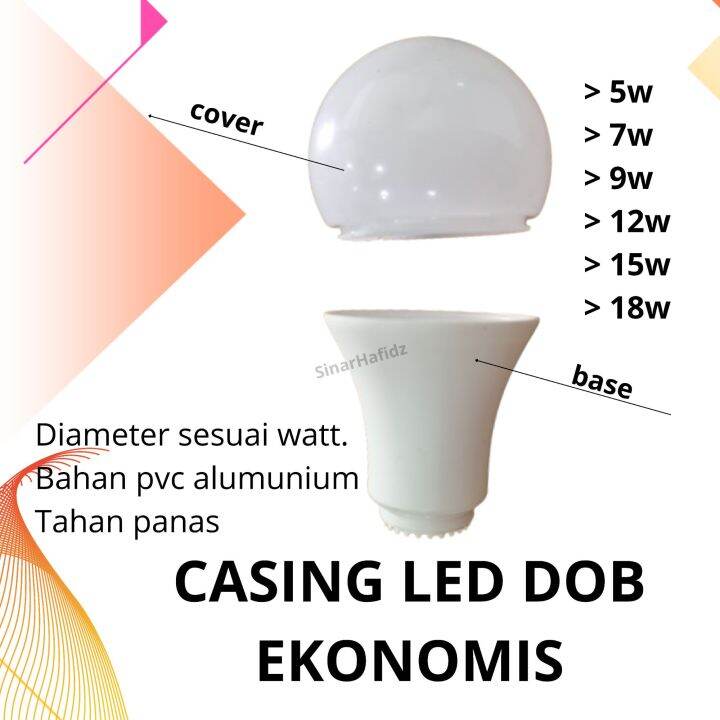 CASING LAMPU LED EKONOMIS | Lazada Indonesia