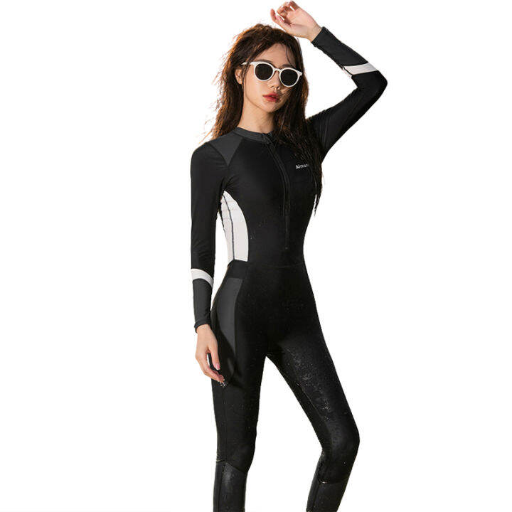 LYSEACIA UPF 50+ Full Body Swimsuits for Women Snorkeling Surfing Swimming Rash Guard One Piece ...