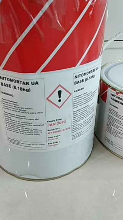 FOSROC NITOMORTAR UA (6L) Two Part Epoxy Resin Mortar for Wet and ...