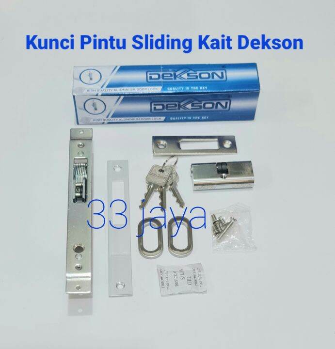 Kunci Pintu Sliding Kait Merk Dekson | Lazada Indonesia