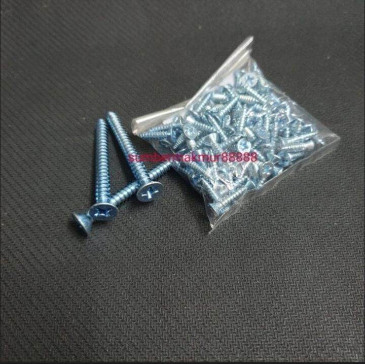 Skrup tapping screws (FH) 8x1 1/2 inch per 100pcs | Lazada Indonesia