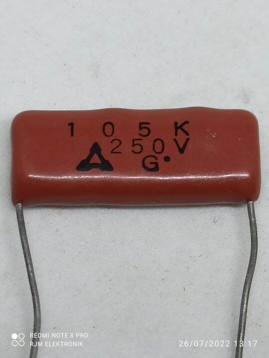 kapasitor milar 105k 250v original | Lazada Indonesia