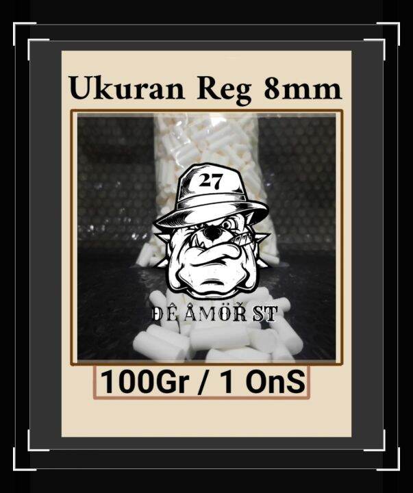 100gr Busa Filter Reguler 8mm kapas gabus kualitas original premium ...