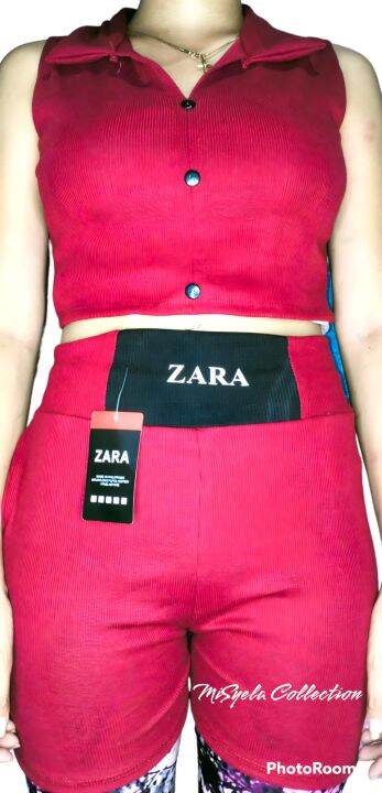 ZARA Sexy Terno Crop Top | Lazada PH