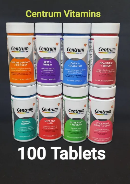 Centrum (Australian) Vitamins for men & Women / 100 Capsules | Lazada PH