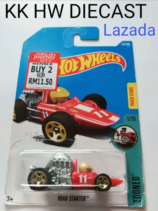Hot Wheels Head Starter tooned 1/10 fantasy cars toys for boys | Lazada