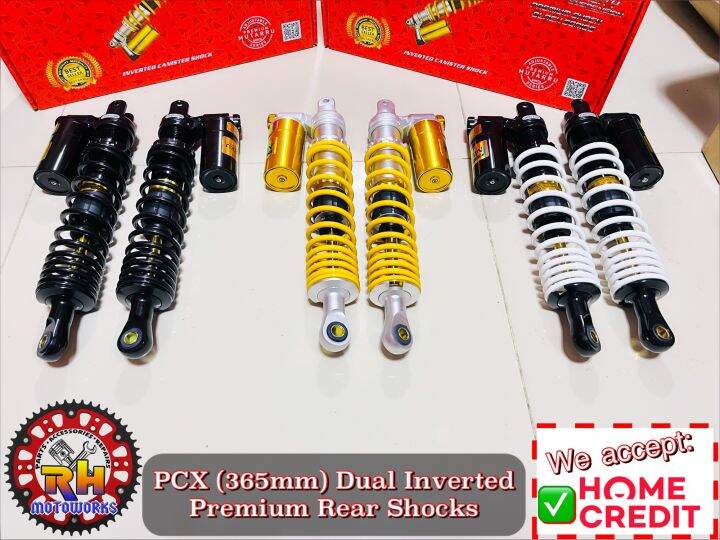PCX 150/160 (365mm) Mutarru Premium Inverted Dual Rear Shocks | Lazada PH