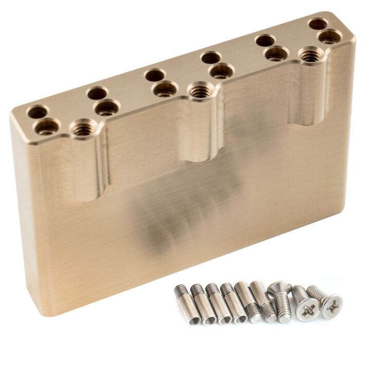 Musiclily Ultra 41mm Solid Brass Tremolo Block 54mm String Spacing for ...