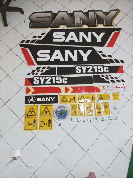 Stiker Sany SY215C Sticker Alat Berat | Lazada Indonesia