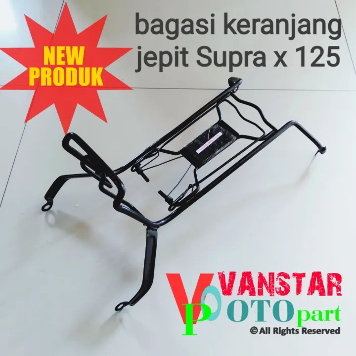 bagasi rak tengah Supra x 125 full besi tebal kualitas baik | Lazada ...