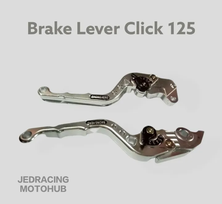 BRAKE LEVER HERO RACING CLICK 125 I SILVER NEW STYLISH DESIGN | Lazada PH