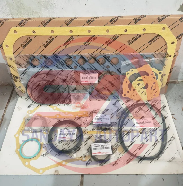 PACKING PAKING FULL SET KOMPLIT GASKET ENGINE TOYOTA DYNA HINO DUTRO 130HT HT 130 WO4D | Lazada ...