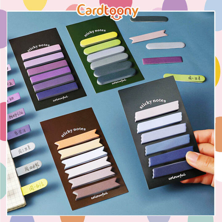 Sticky Note / Memo Stick / Notes Kertas Tempel Gradient Gradasi Warna ...