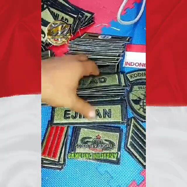 Akribut Bordir Wing Tni Ad Terbaru Freefall Komando Bakduk Patch ...