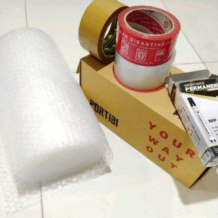 Package packing paking Tambahan BUBBLE WRAP ,KARDUS TEBAL DAN LAKBAN ...