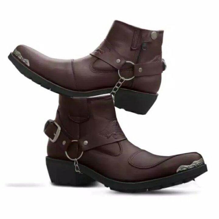 Sepatu Jungle Jenggel Pria Original Sepatu Boots Jenggel Cowboy Bikers ...