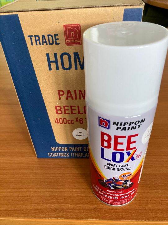 สีสเปร์ BELOX (ตราผึ้ง) สีขาว 216 1 กระป๋อง | Lazada.co.th