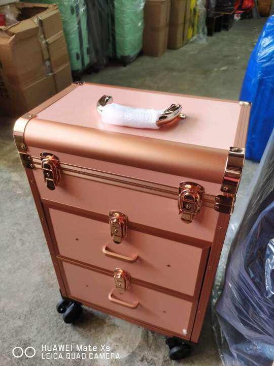Aluminum make up case/jewelry box trolley | Lazada PH
