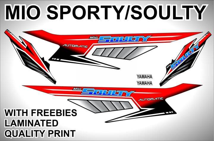 Yamaha mio sporty, mio soulty decals sticker, thailook decals | Lazada PH