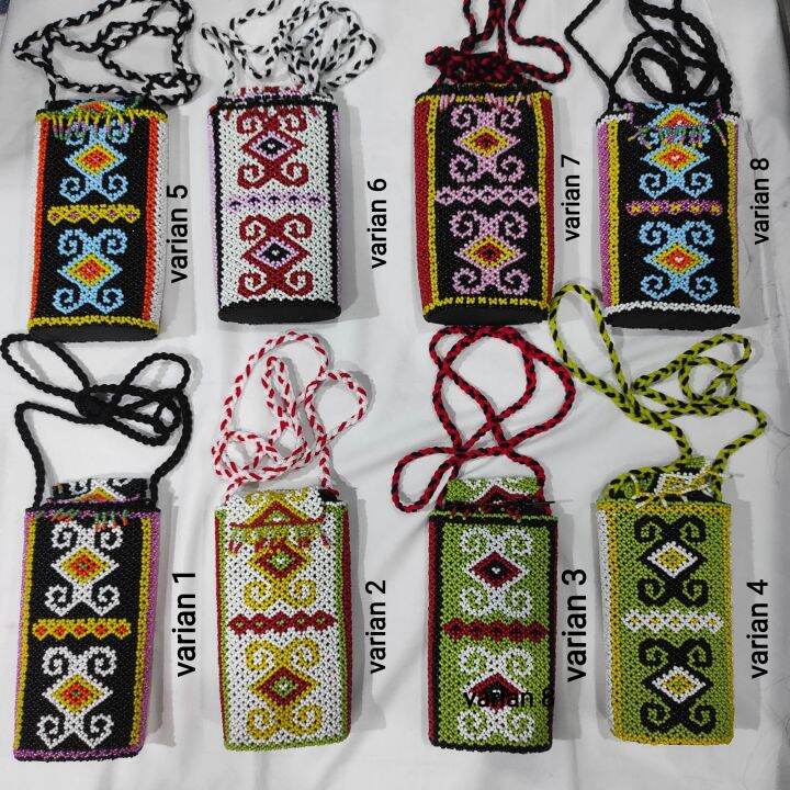 tas manik dayak kalimantan model selempang | Lazada Indonesia
