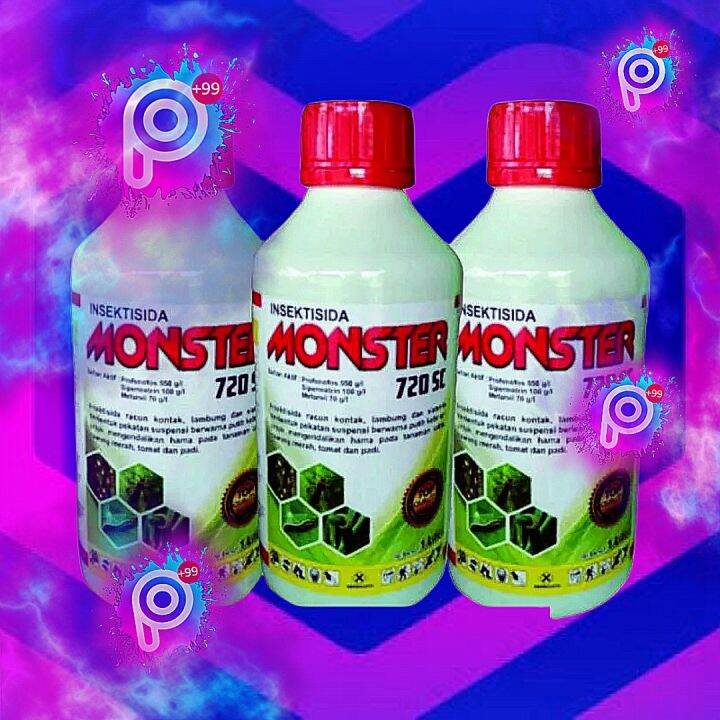 INSEKTISIDA,MONSTER 720 EC.1LITER, SIPERMETRIN METOMIL UNTUK HAMA ...