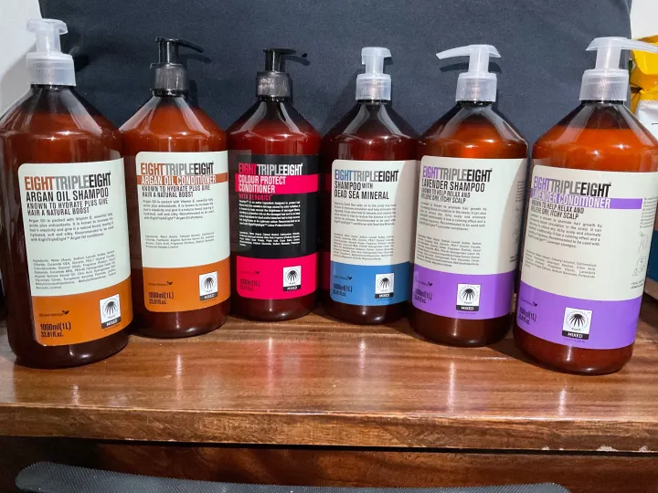 Eight Triple Eight Shampoo / Conditioner 1L | Lazada PH