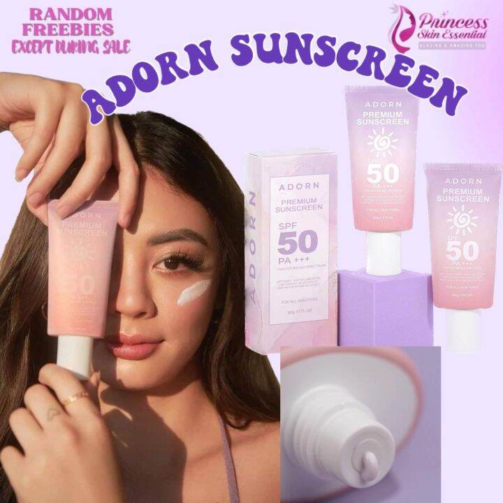 ADORN SUNSCREEN NO WHITE CAST WITH SPF50 | Lazada PH