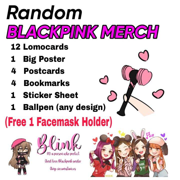 KPOP BLACKPINK MERCH (with free facemask holder) | Lazada PH