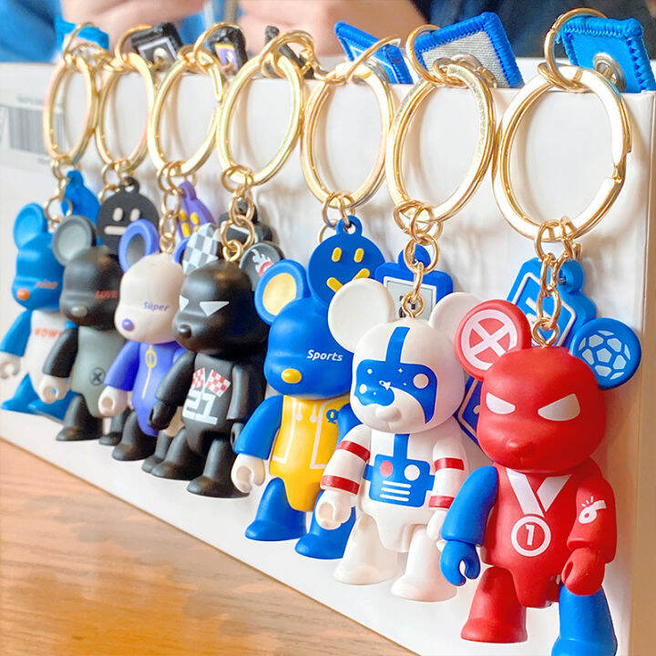 Qee หมีรุนแรงอวกาศของแท้จี้ของขวัญกระเป๋าลายการ์ตูนพวงกุญแจโฆษณาที่สวย ...