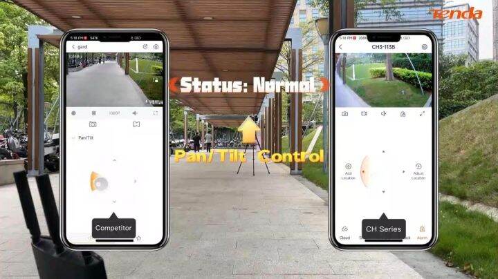 Tenda CH3 CH7 กล้องวงจรปิด Outdoor Security Wi-Fi Pan/Tilt Camera 1080P ...