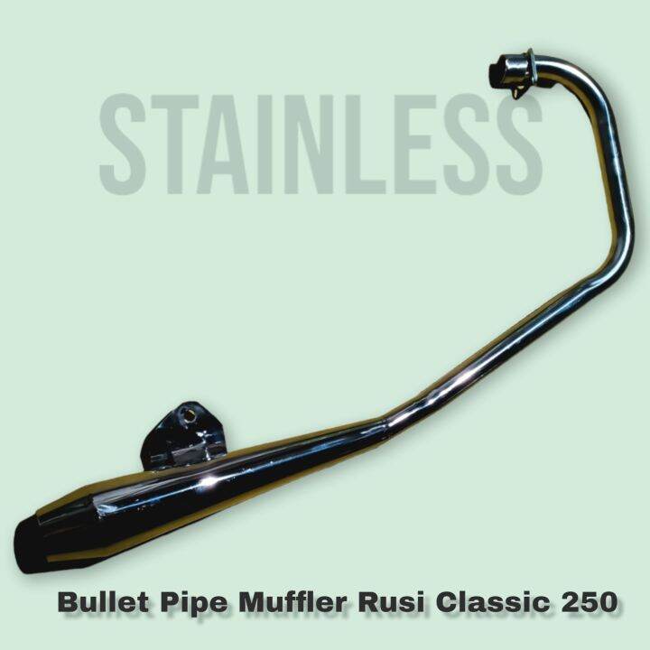 Rusi Classic 250 Motorcycle Muffler Bullet Type - JVS | Lazada PH