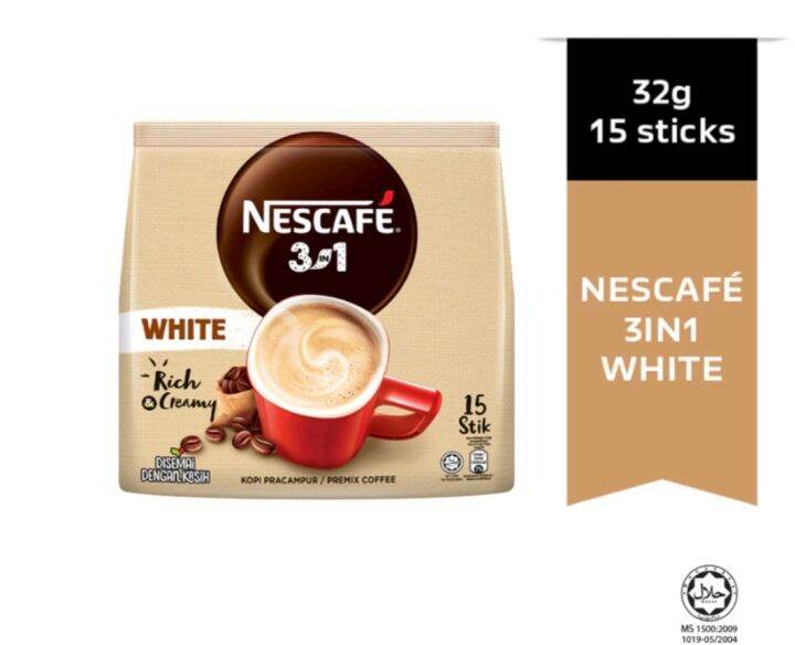 Nescafe 3 in 1 White (32g x 15's) | Lazada