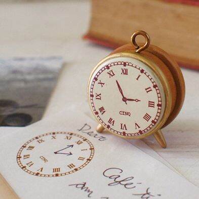 [Hemu PDA] Clock Stamp Time Management Small Seal Multi Purpose Stamp ...