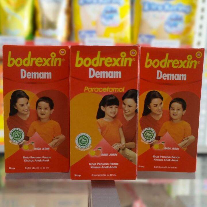 BODREXIN DEMAM PARACETAMOL 60 ML / BODREXIN SIRUP OBAT DEMAM ANAK RASA ...