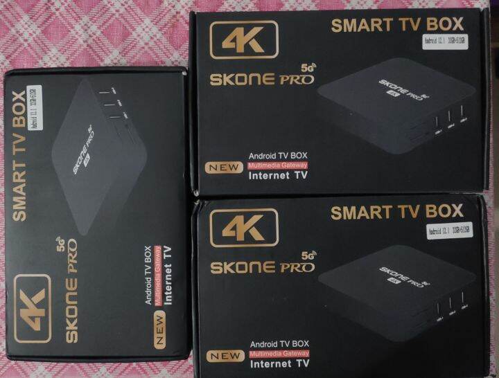 Skone Android TV Box 11.1 OS Latest KD S905W 4K 2.4GHz WIFI Quad Core ...