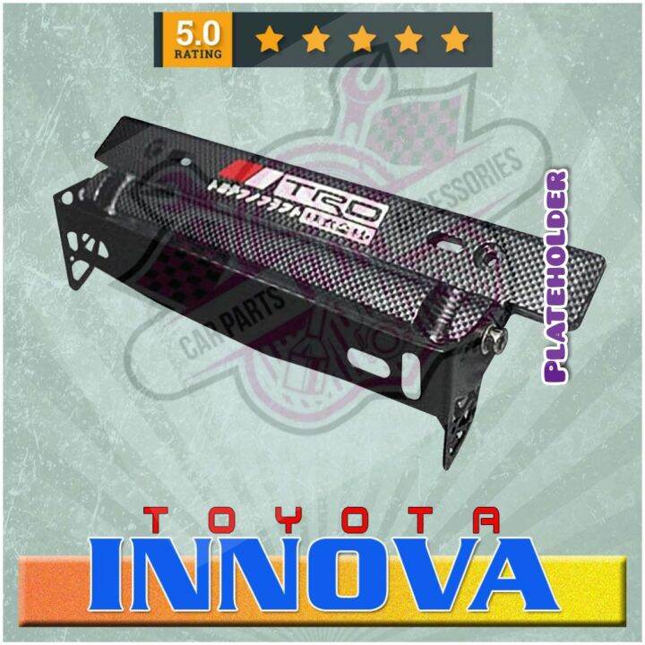 TRD Adjustable Plate Holder for Toyota Innova | Lazada PH