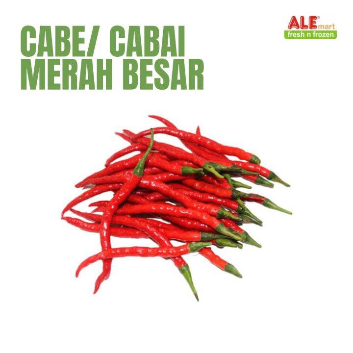 Cabe merah besar fresh 250gr, cabe merah besar, cabe merah besar segar ...