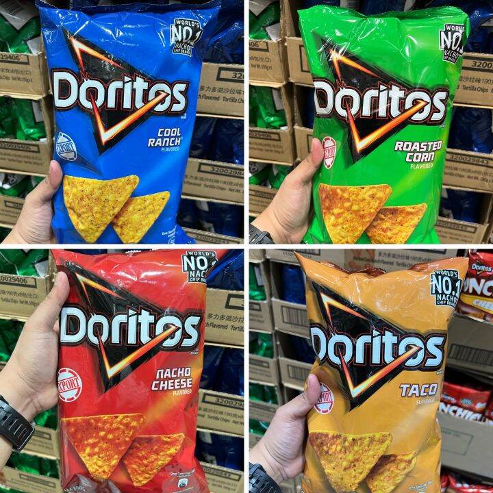 DORITOS CHIPS 190 GRAMS (NACHO CHEESE/TACO/ROASTED CORN/COOL RANCH ...