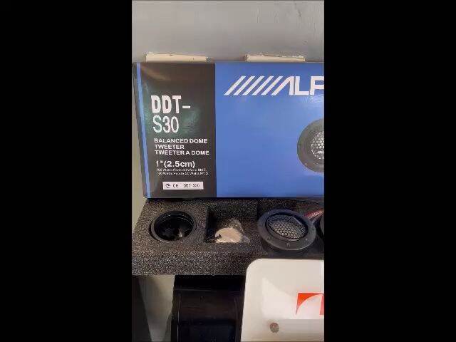 DDT-S30 Alpine 1"(2.5cm) Balanced Dome Tweeter 320W Maximum Power Elite Aluminum | Lazada PH