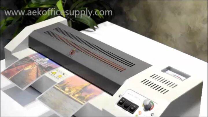 เครื่องเคลือบบัตร VISION 320 A3 รุ่นใหม่ เคลือบเรียบ 4 ลูกกลิ้งใหญ่ ...