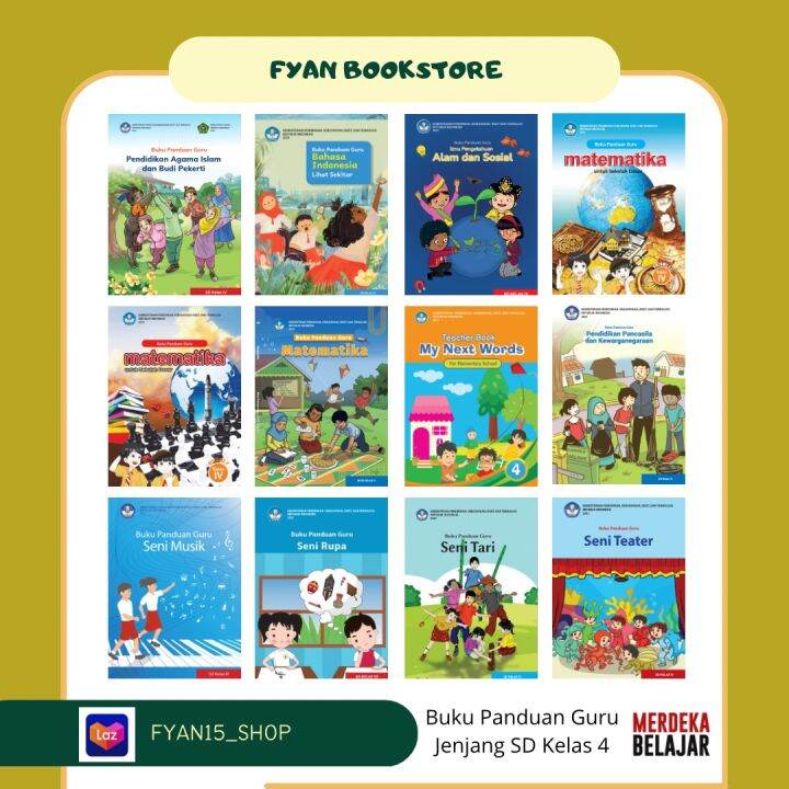 Fyan Book Store: Buku Panduan Guru Jenjang SD Kelas 4 Kurikulum Merdeka ...