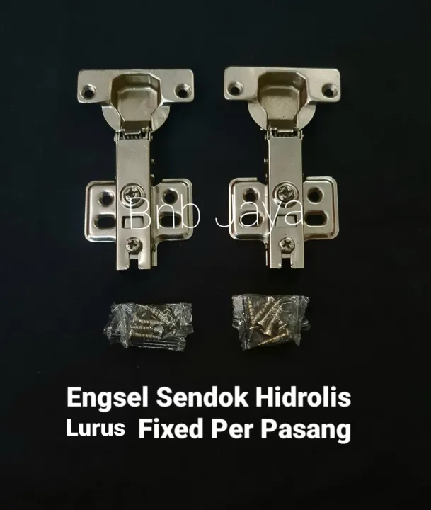 Engsel Sendok Hidrolis Lurus Fixed Per Pasang | Lazada Indonesia