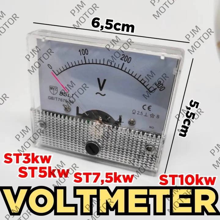 ST3 VOLT METER AMPER DINAMO LISTRIK ST5 ST7.5 3KW 5KW 7KW 3000WATT ...