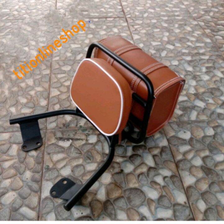 back rack+ bantalan + side bag untuk Yamaha Fazzio aksesoris motor ...