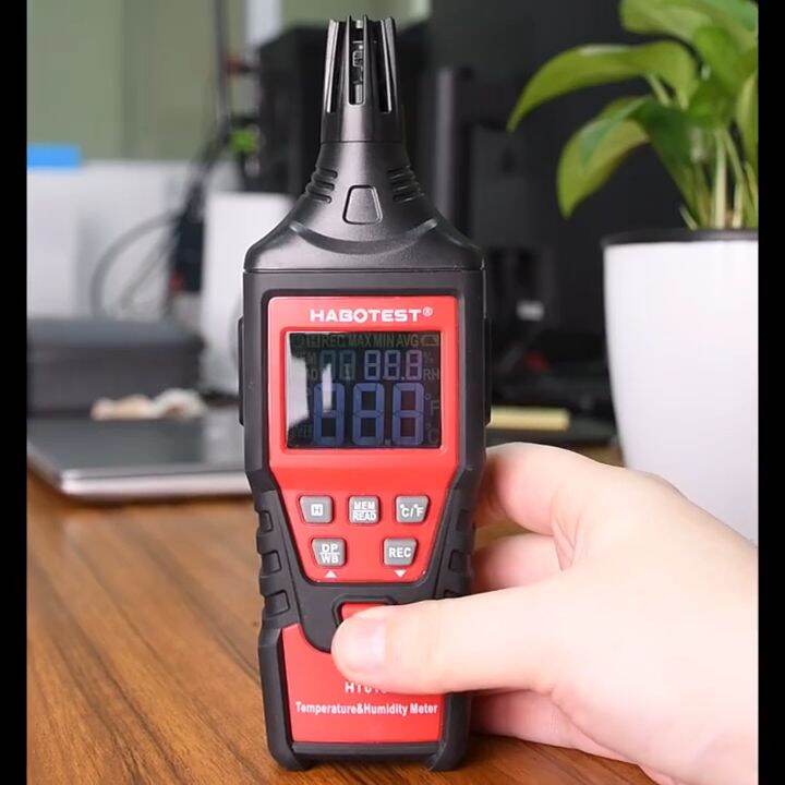 HABOTEST HT618/607 Temperature Humidity Meter Digital Hygrometer ...