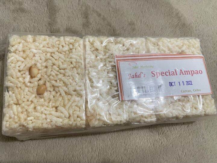 Jahd's Special Ampao in Carcar Cebu Delicacies 6 pcs in pack 140 grams ...
