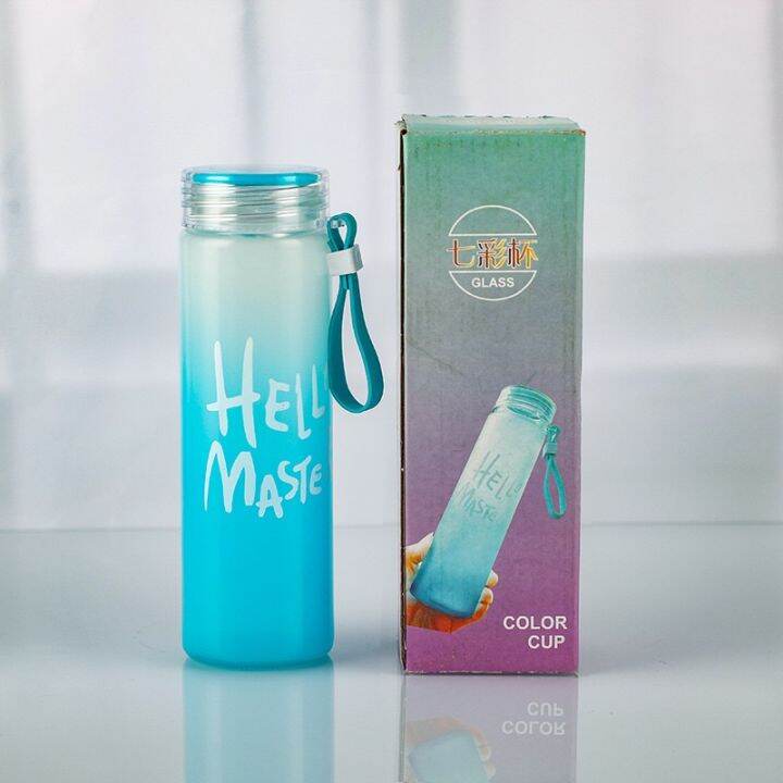 Frosted Glass Tumbler "Hello Master" | Lazada PH
