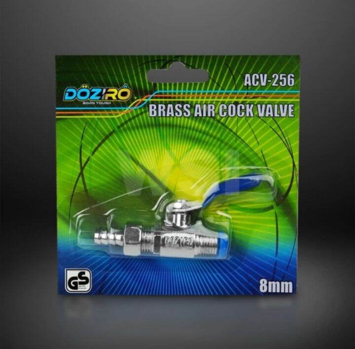 Keran Stop Angin 1/4" Kompresor Kran Udara Air Cock 1/4 Kuningan Ball ...